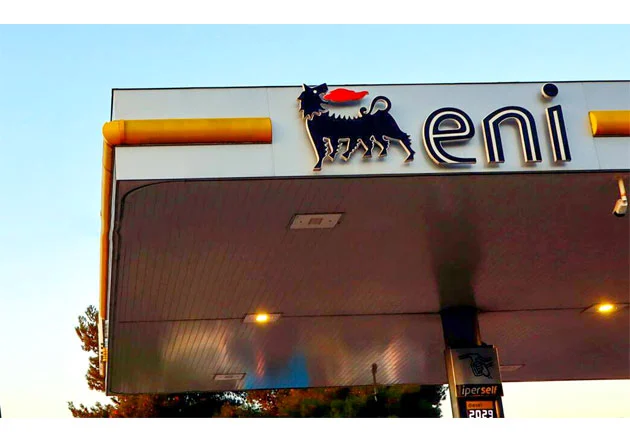 Eni Service Station Signage Manufacturer, Eni Gas Station Sign For Sale ...
