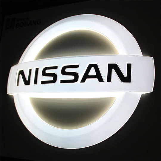 Nissan Dealership Sign Manufacturer, Nissan Dealer Car Logo Sign For ...